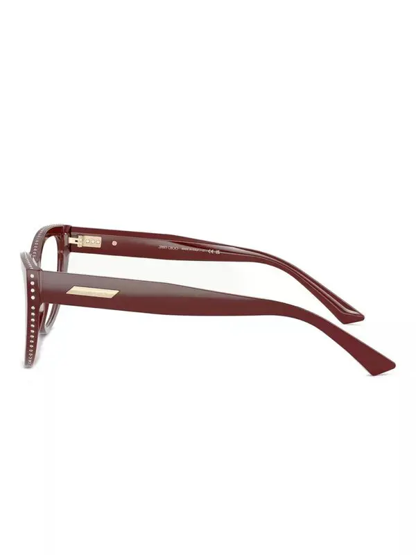 JIMMY CHOO Studded Cat-eye Glasses