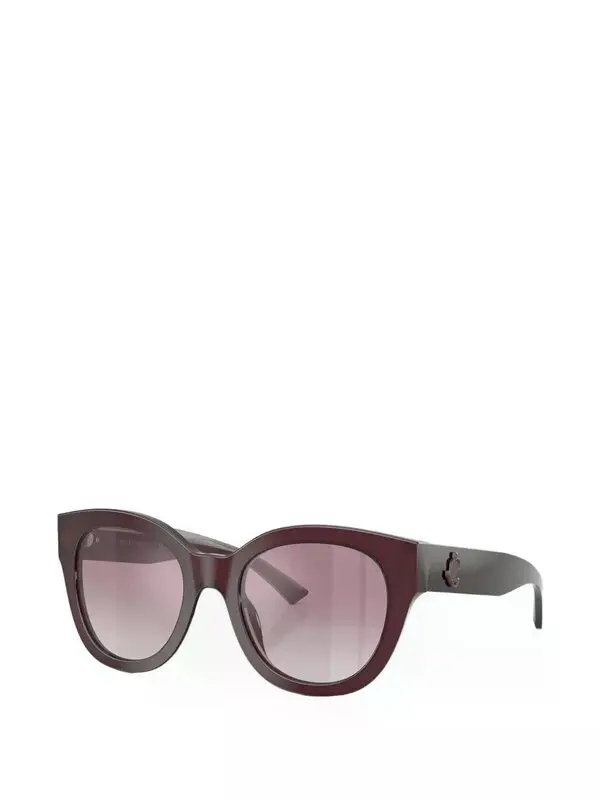 JIMMY CHOO Oval-frame Sunglasses
