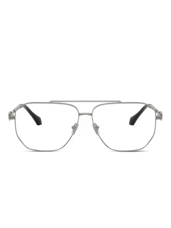 Versace Metal-frame Rectangle Glasses