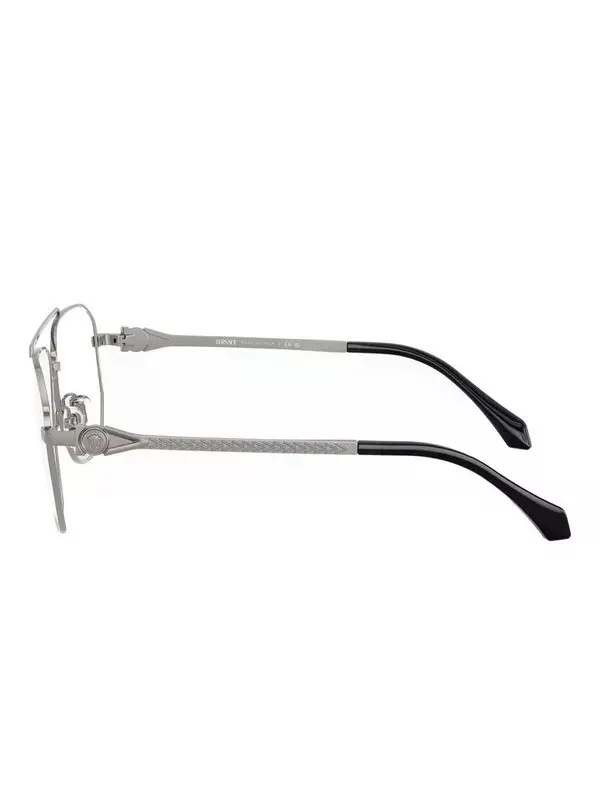Versace Metal-frame Rectangle Glasses