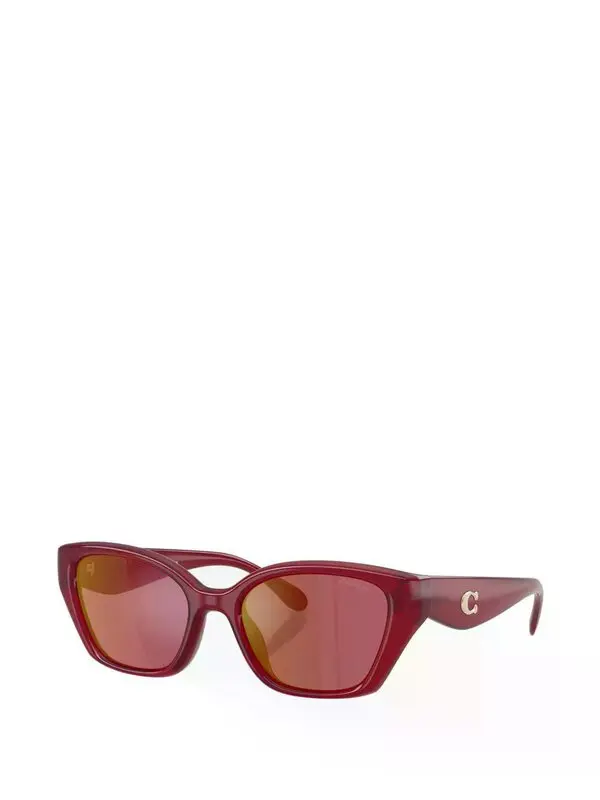 COACH Logo-plaque Cat-eye Sunglasses