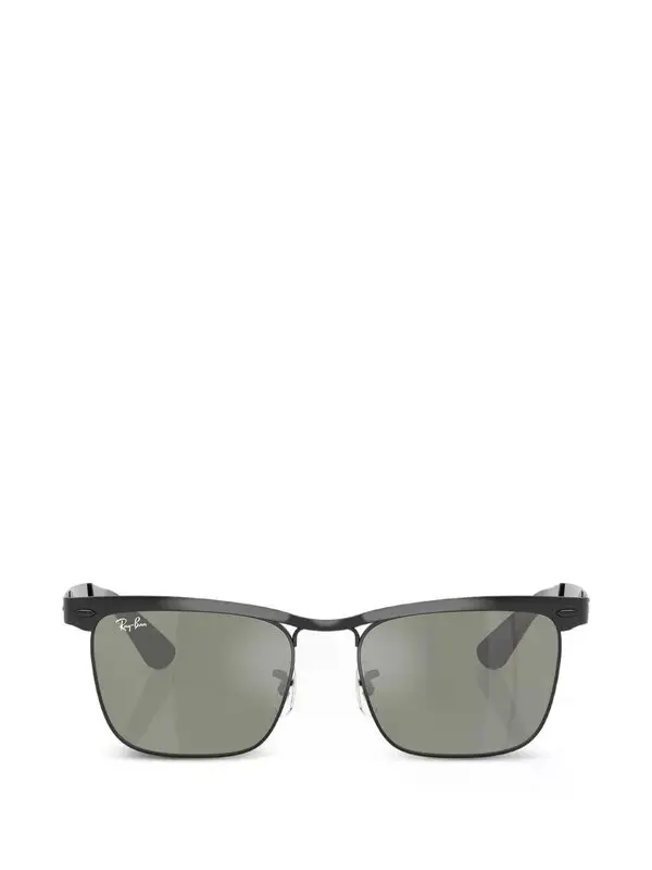 Ray-ban Wayfarer Delux Square-frame Sunglasses - Black