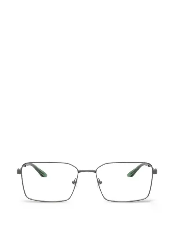 Armani Exchange Matte Rectangle-frame Glasses