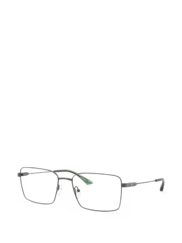Armani Exchange Matte Rectangle-frame Glasses