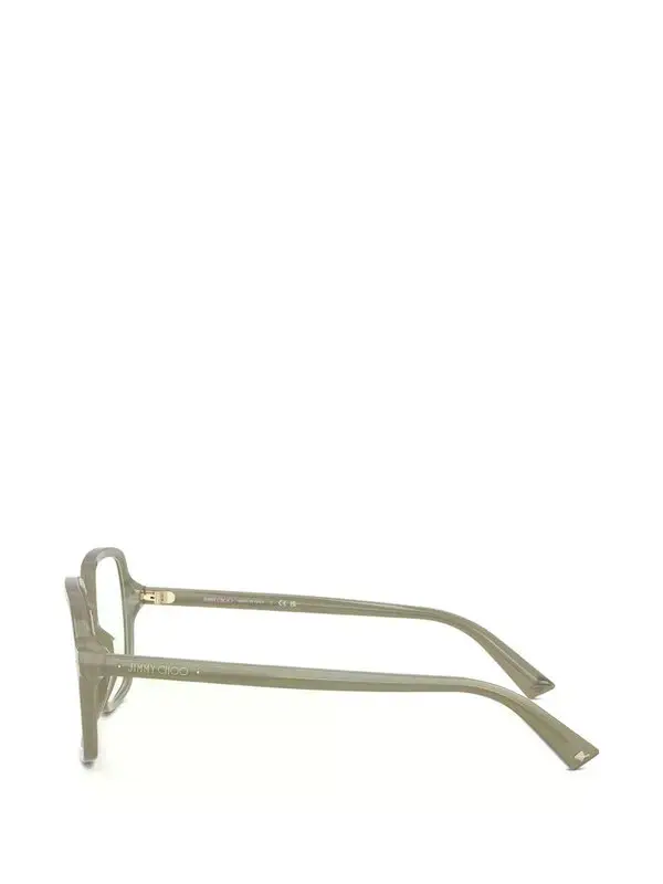 JIMMY CHOO Geometric Glasses - Green
