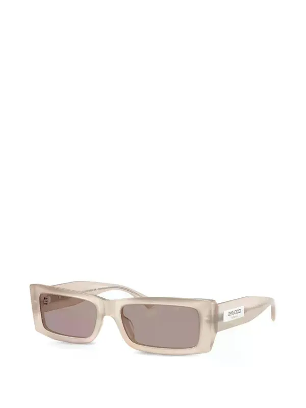 JIMMY CHOO Rectangle-frame Sunglasses
