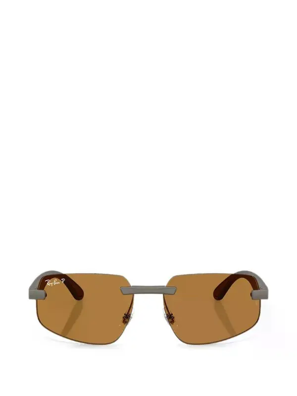Ray-ban Rimless Rectangle-frame Sunglasses