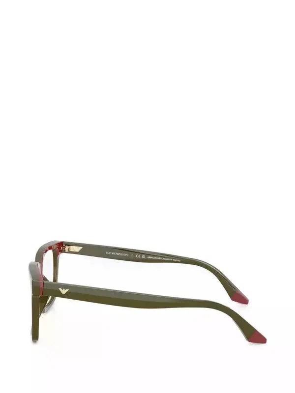 Emporio Armani Square Frame Glasses