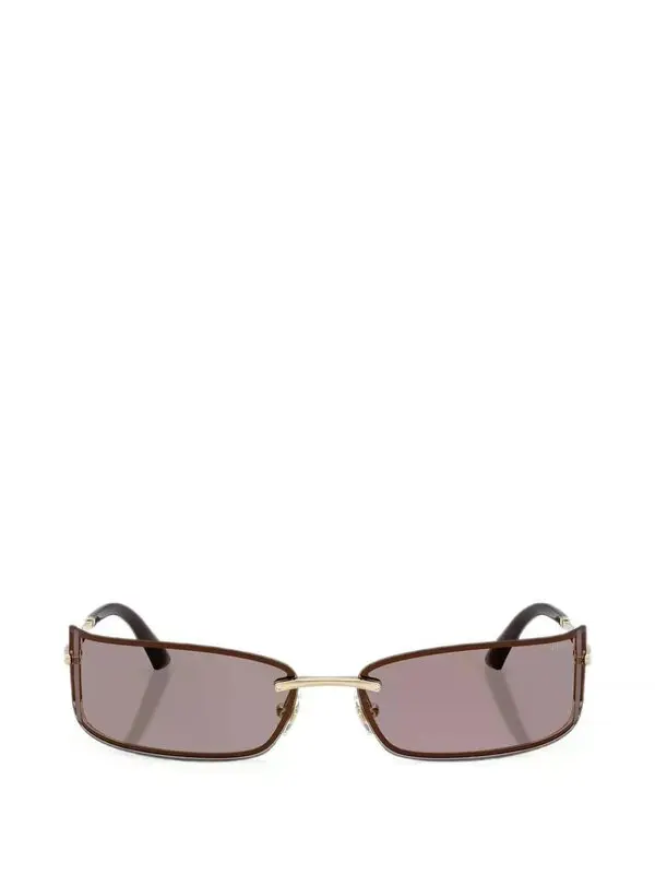 JIMMY CHOO Rectangle-frame Sunglasses