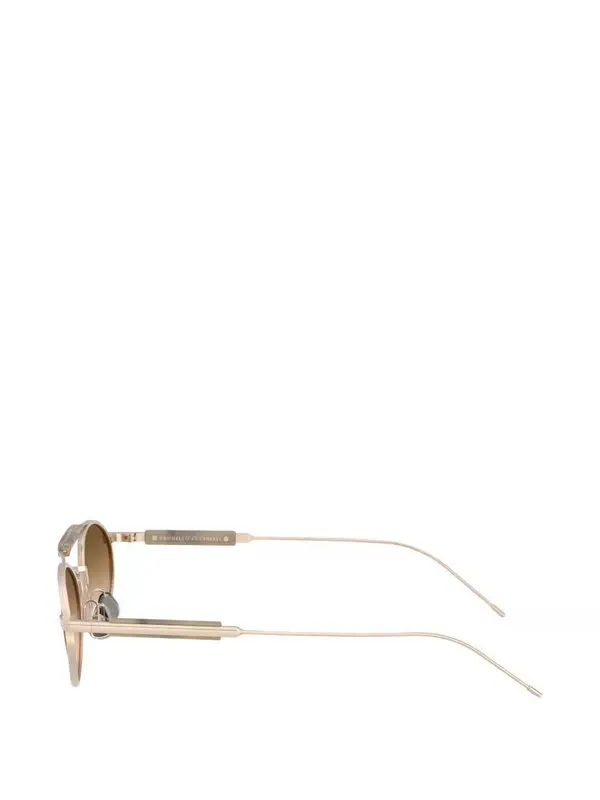 Brunello Cucinelli Oval-frame Sunglasses
