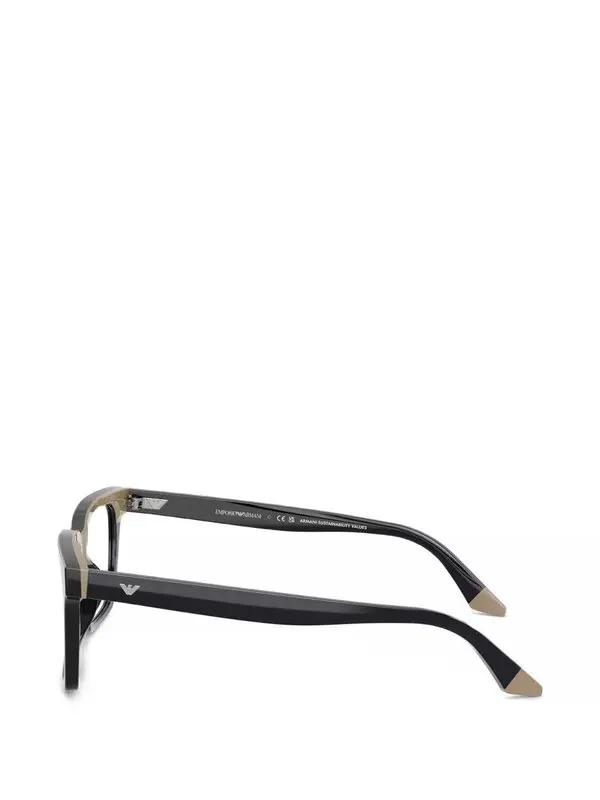 Emporio Armani Logo-plaque Glasses