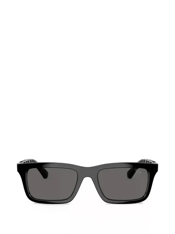 Burberry Checked Square-frame Sunglasses