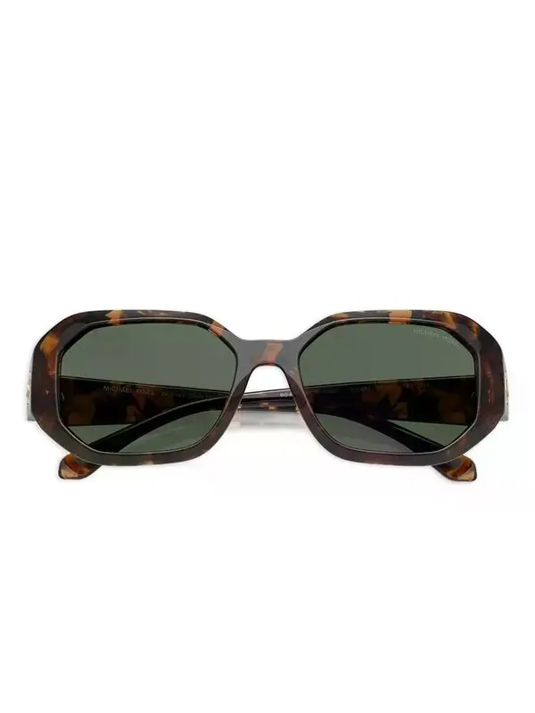 Michael Kors Geometric-frame Sunglasses - Brown