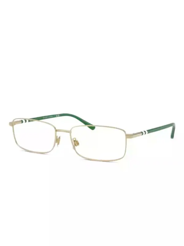 POLO RALPH LAUREN EYEWEAR 1235 Vista Striped Rectangle-frame Glasses