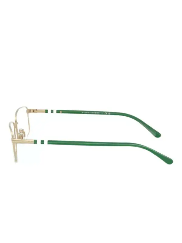 POLO RALPH LAUREN EYEWEAR 1235 Vista Striped Rectangle-frame Glasses