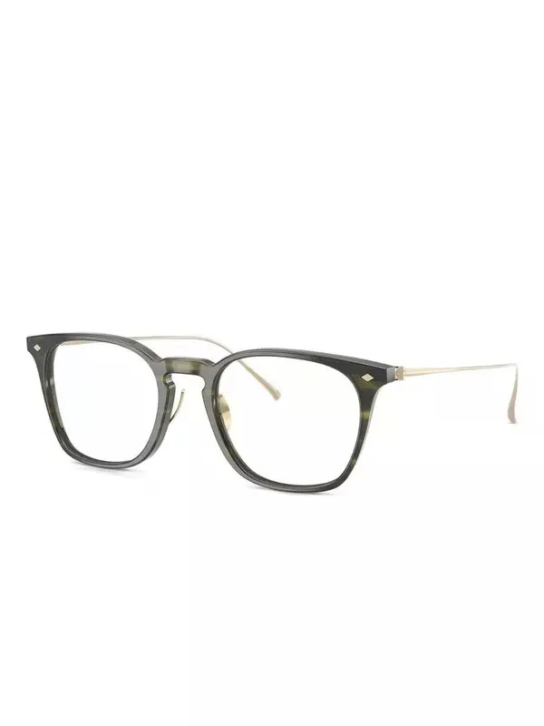 Giorgio Armani Square Frame Eyeglasses - Green