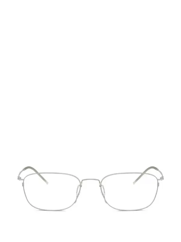 Giorgio Armani Square-frame Glasses - Silver