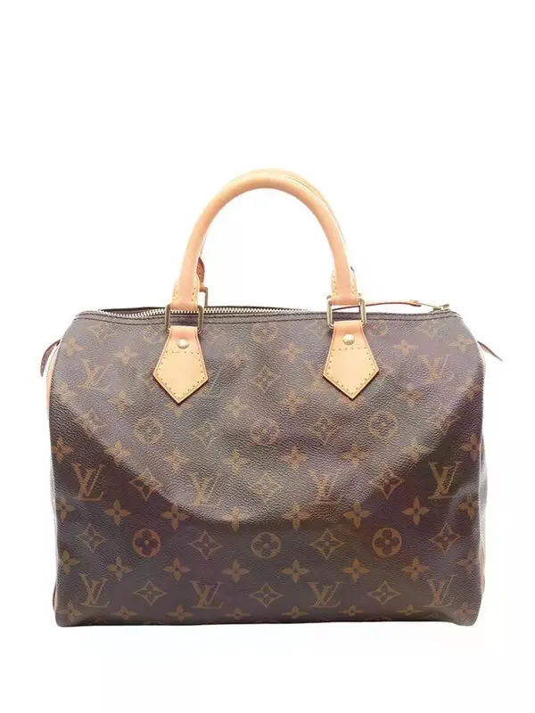 LOUIS VUITTON 2009 Monogram Speedy 30 Boston Bag - Brown
