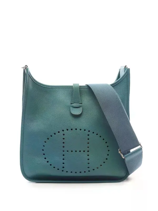Hermès 2019 Clemence Evelyne Iii 29 Crossbody Bag - Blue