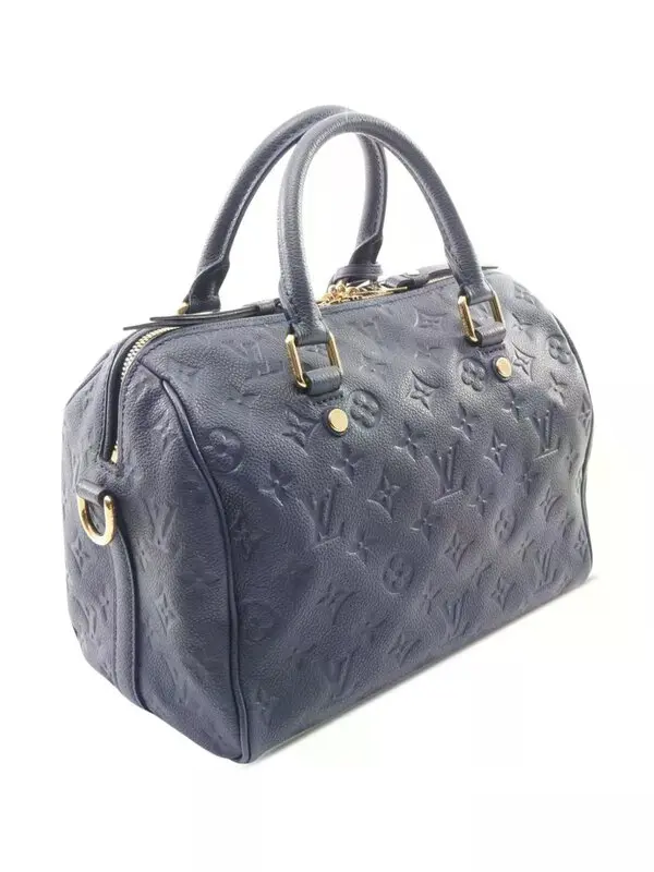 LOUIS VUITTON 2012 Monogram Empreinte Speedy Bandouliere 25 Satchel