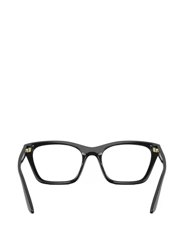 Emporio Armani Logo-plaque Cat-eye Glasses