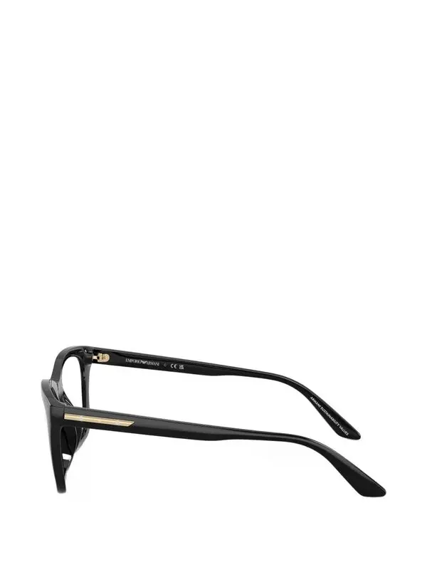 Emporio Armani Logo-plaque Cat-eye Glasses