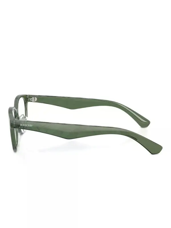 Burberry Check-pattern Square Glasses