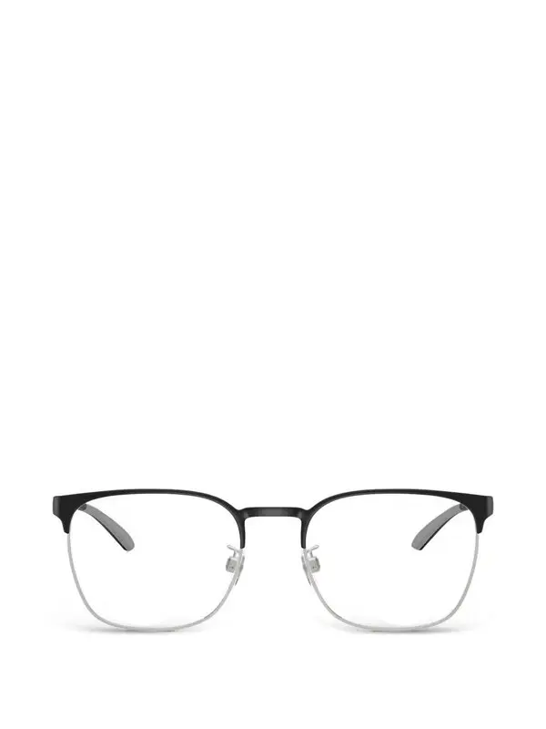 Emporio Armani Square Frame Eyeglasses - Black