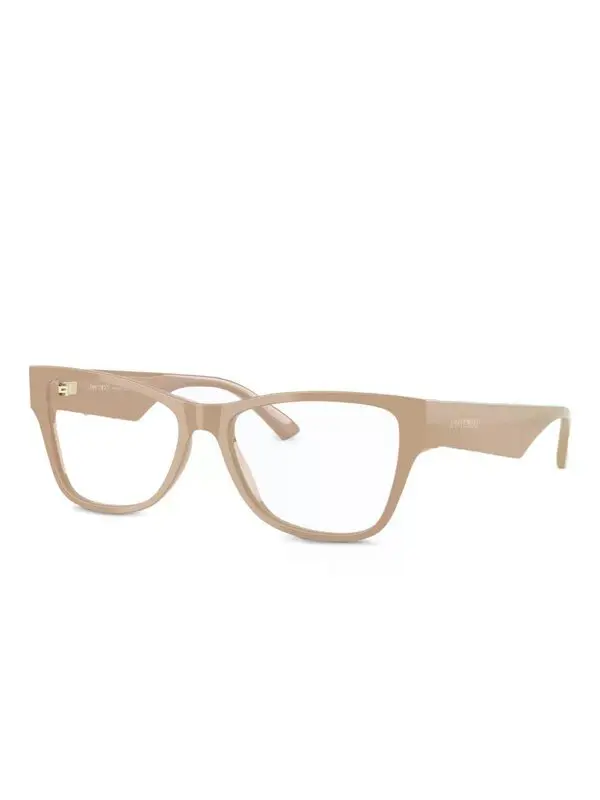 JIMMY CHOO Rectangle Eyeglasses - Neutrals