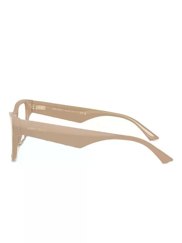 JIMMY CHOO Rectangle Eyeglasses - Neutrals