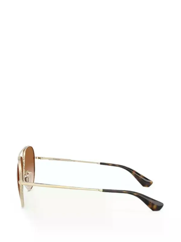 Burberry Double-bridge Navigator-frame Sunglasses
