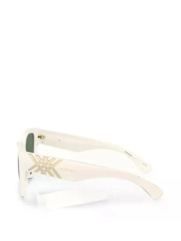 Burberry Logo-plaque Square-frame Sunglasses