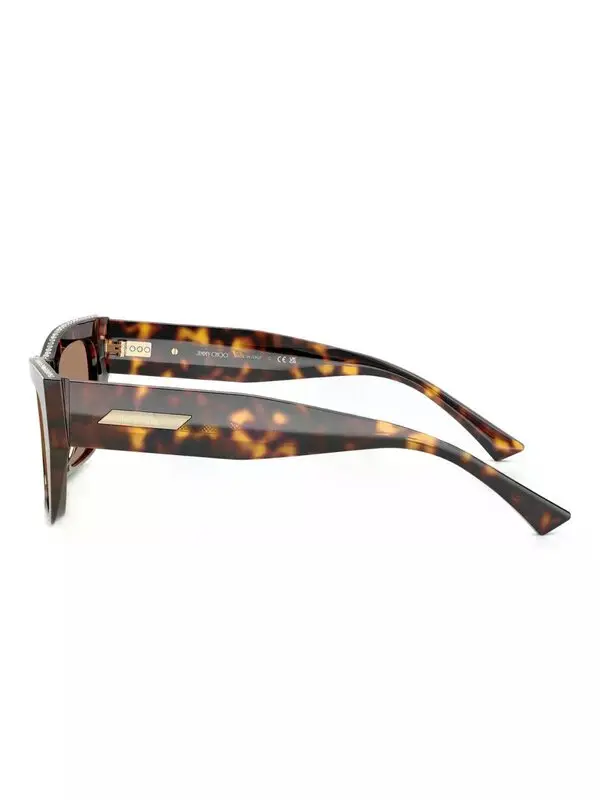 JIMMY CHOO Crystal-embellished Sunglasses
