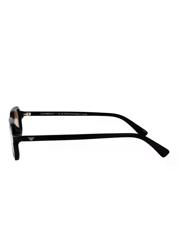 Emporio Armani Rectangle Frame Sunglasses