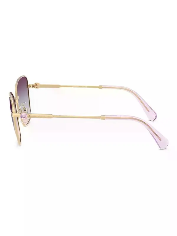 SWAROVSKI Tone Square Frame Sunglasses
