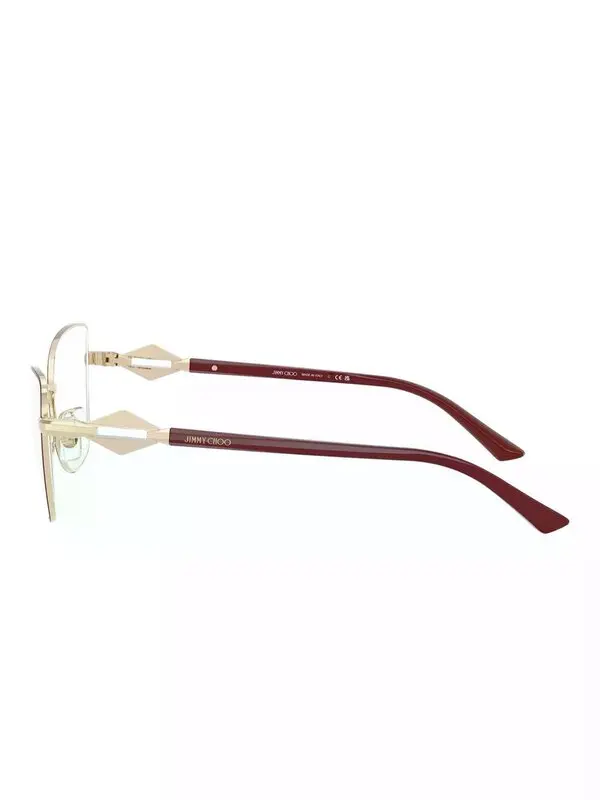JIMMY CHOO Cat-eye Frame Embellished Glasses