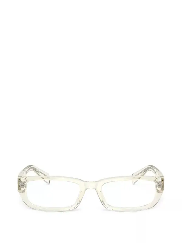Prada Rectangle-frame Glasses - Neutrals