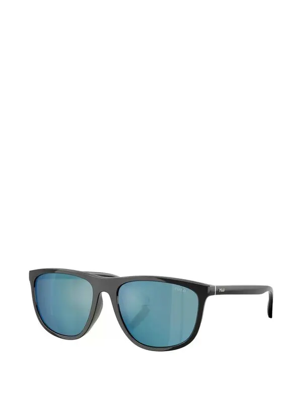 POLO RALPH LAUREN EYEWEAR Shiny Rectangle Sunglasses