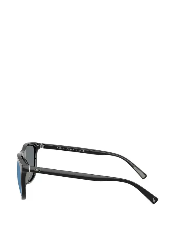 POLO RALPH LAUREN EYEWEAR Shiny Rectangle Sunglasses