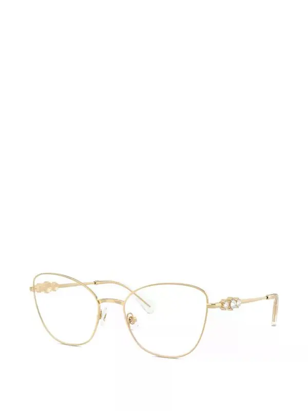 SWAROVSKI Cat-eye Eyeglasses - Gold