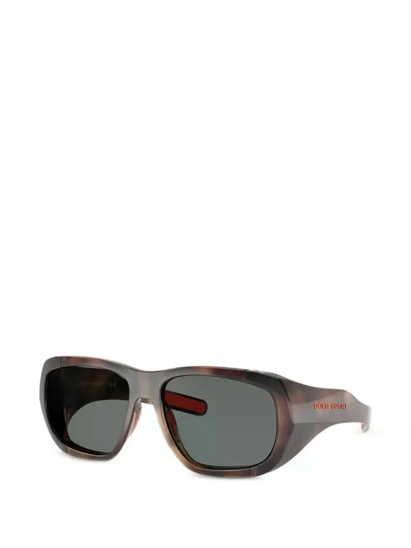 POLO RALPH LAUREN EYEWEAR Tortoiseshell-effect Square-frame Sunglasses