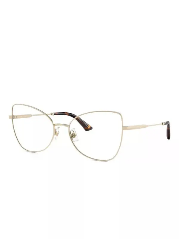 JIMMY CHOO Cat-eye Glasses - Gold