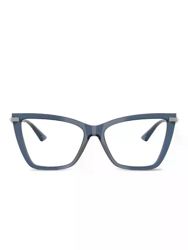 JIMMY CHOO Crystal-embellished Cat-eye Glasses - Blue