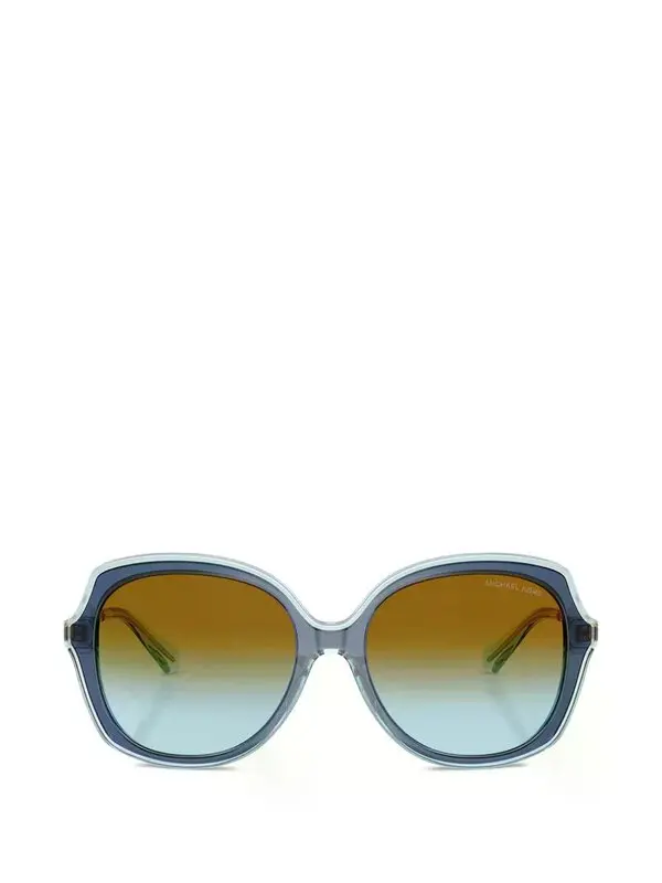 Michael Kors Canary Islands Geometric-frame Sunglasses - Blue