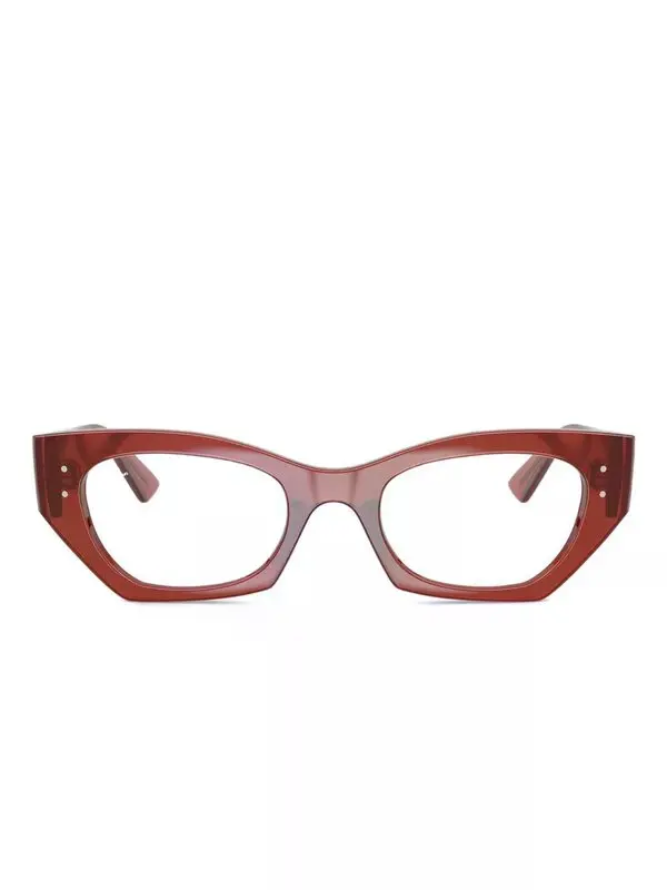 Ray-ban Zena Optics Geometric Glasses - Brown