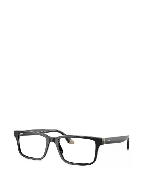 Emporio Armani Rectangle Frame Eyeglasses