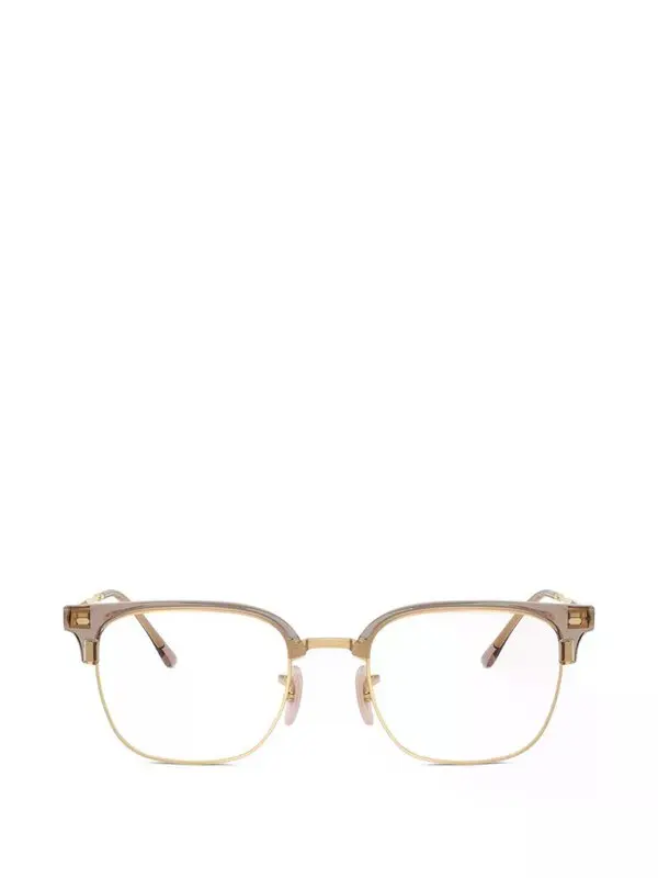 Ray-ban Clubmaster Square-frame Eyeglasses - Neutrals