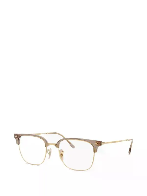 Ray-ban Clubmaster Square-frame Eyeglasses - Neutrals