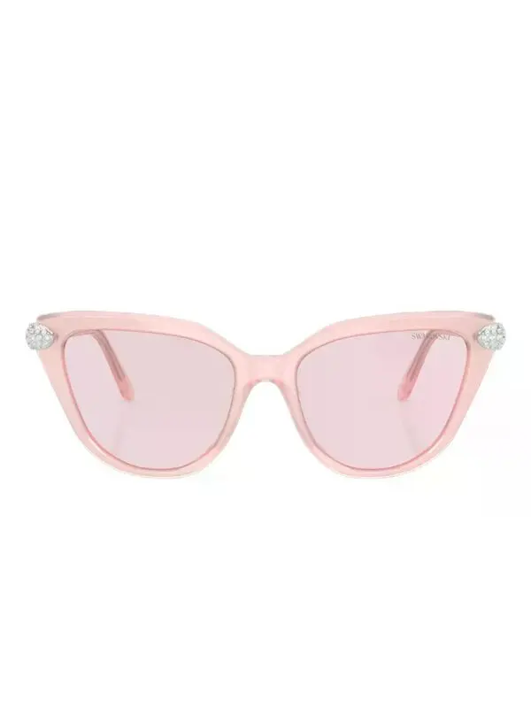 SWAROVSKI Crystal-embellished Cat-eye Sunglasses - Pink