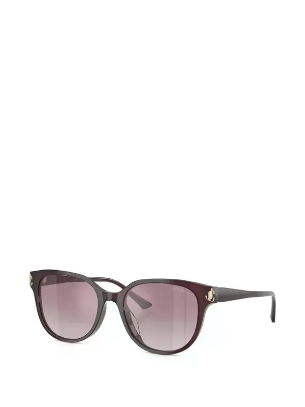 JIMMY CHOO Round Frame Sunglasses - Brown